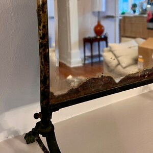 1930’s Brass Mirrored Fire Screen With Hand Painted Roses - Etsy
