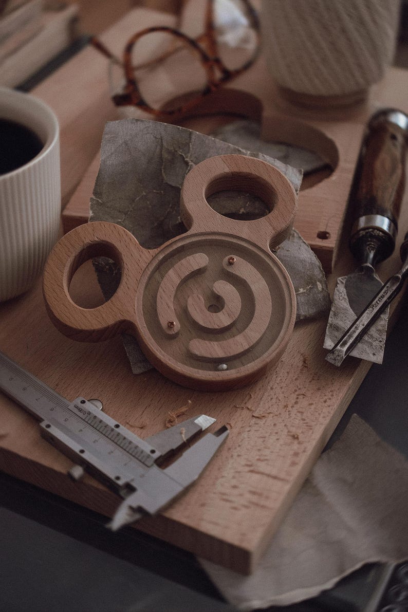 Mickey Maze CNC Files: Wooden Labyrinth Toy Plan (digital Download) - Etsy