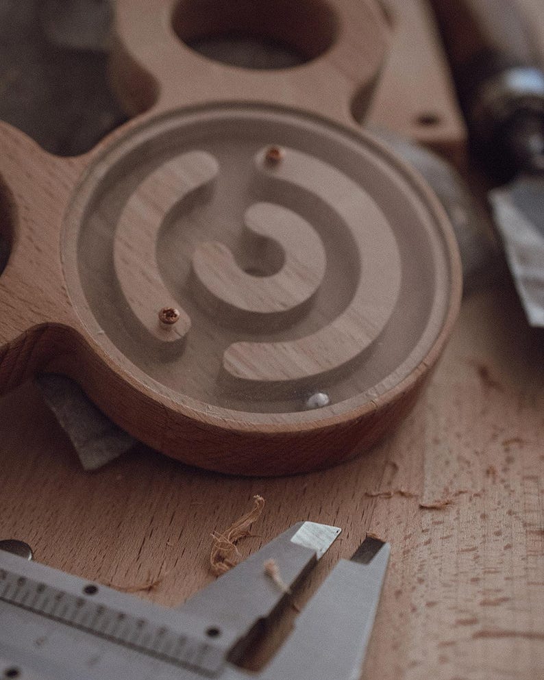 Mickey Maze CNC Files: Wooden Labyrinth Toy Plan (digital Download ...