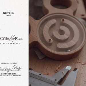 Mickey Maze CNC Files | Wooden Labyrinth Toy | Easy Maze Plan | Include ...
