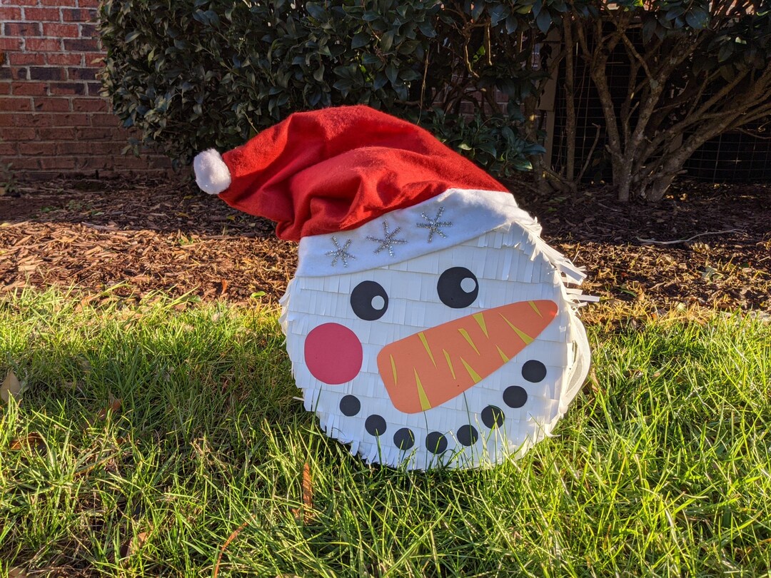 Pinata Snowman - Etsy
