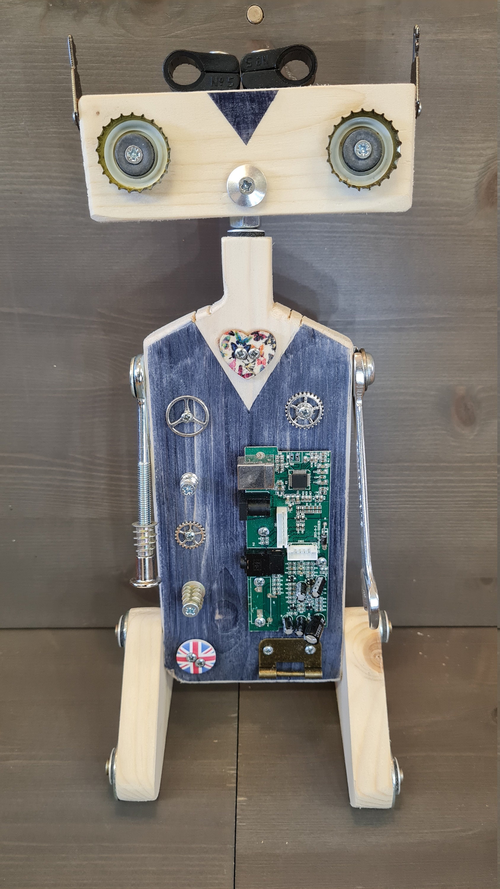 Printable Robot Rastic Details