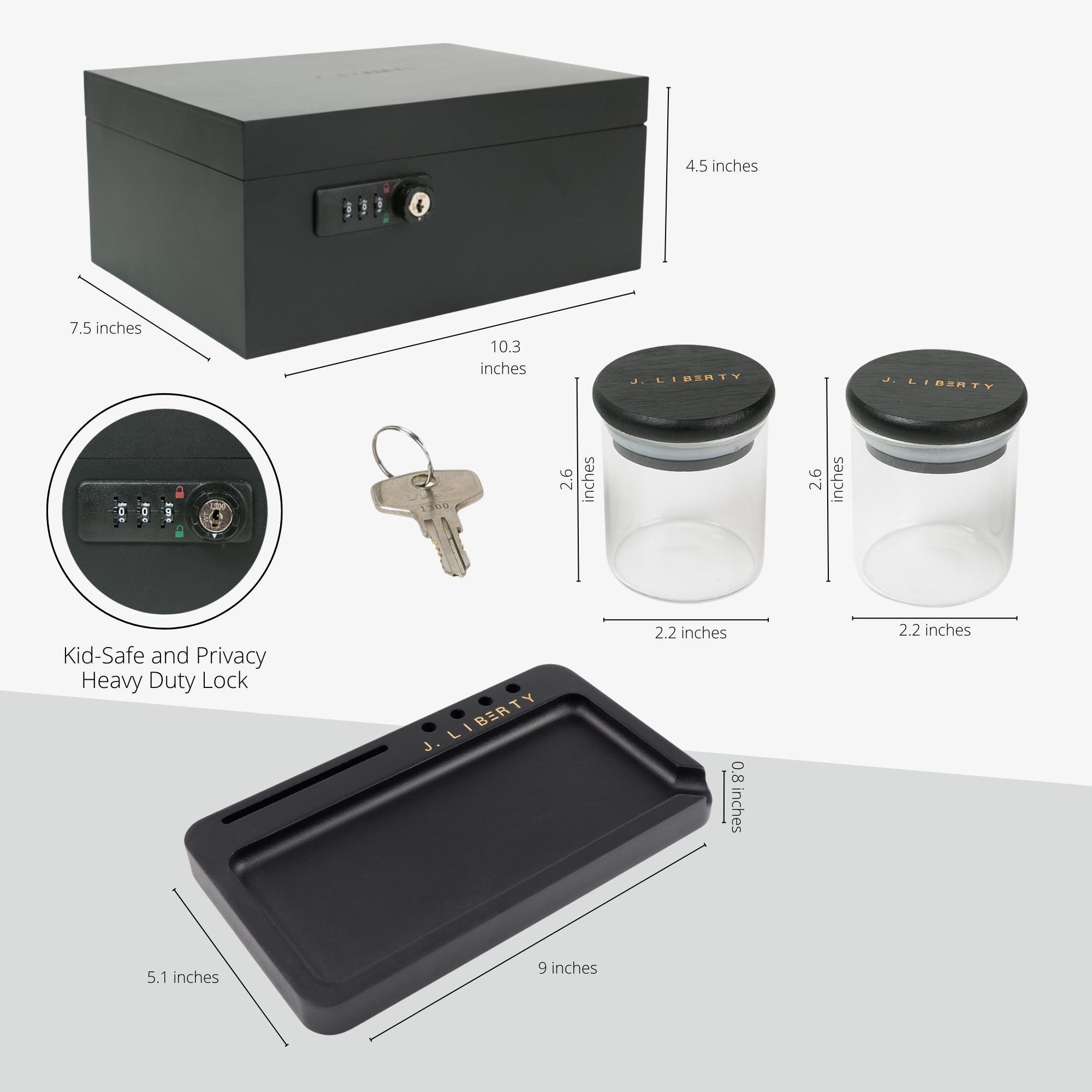 J.liberty Premium Stash Box With Combination Lock - Etsy