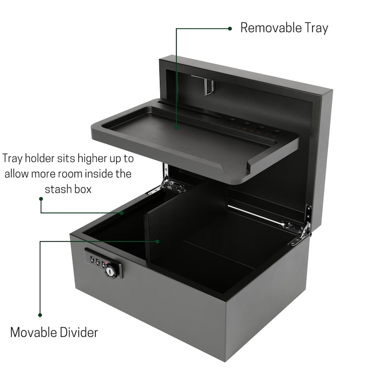 J.liberty Premium Stash Box With Combination Lock - Etsy