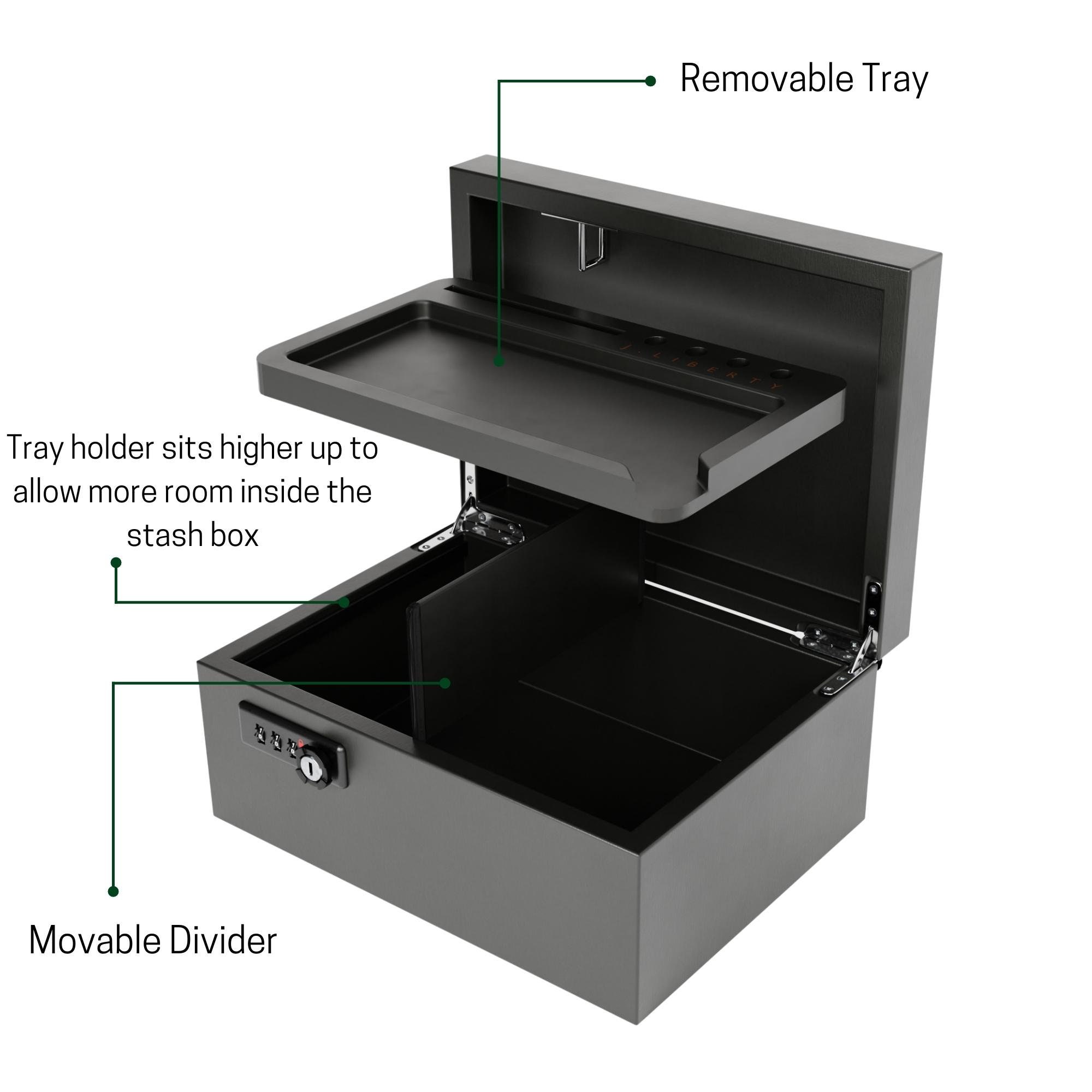 J.liberty Premium Stash Box With Combination Lock - Etsy