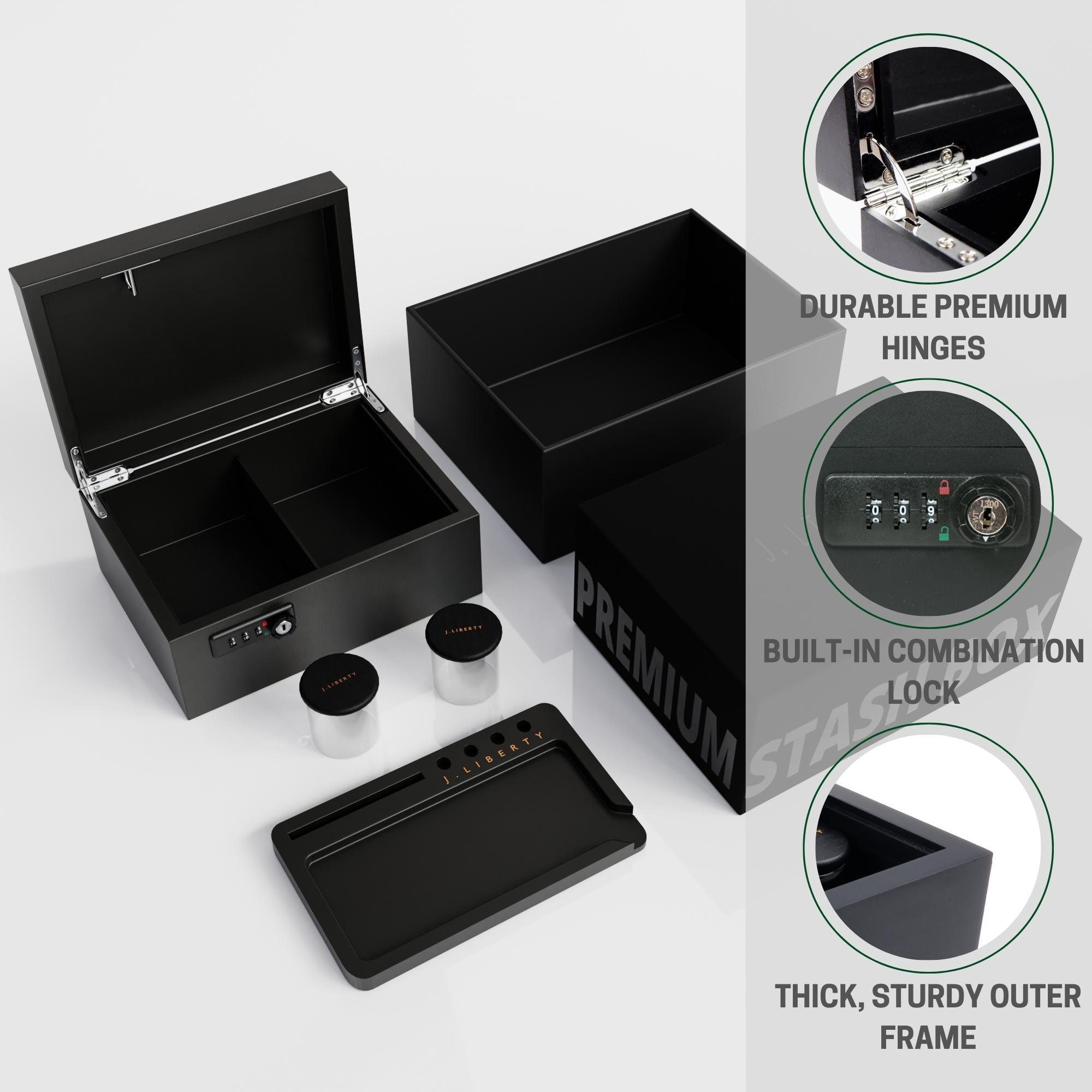 J.liberty Premium Stash Box With Combination Lock - Etsy