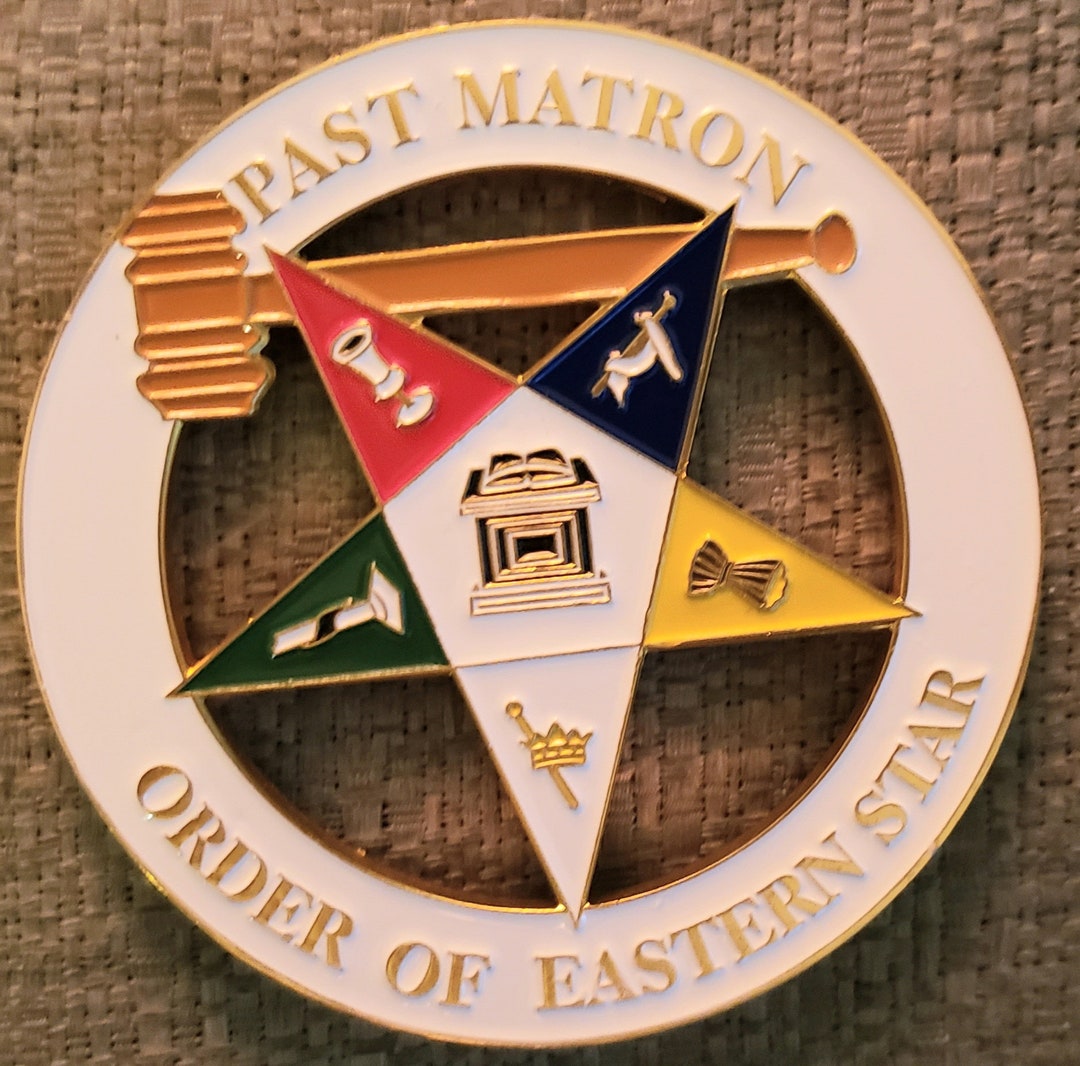 OES Past Matron Car Emblem - Etsy