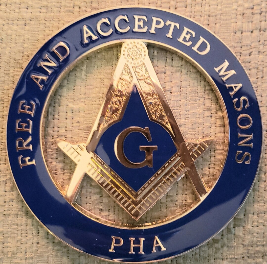 Masonic Car Emblem - PHA - Etsy