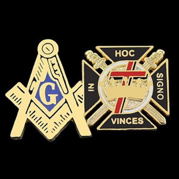 Knights Templar Lapel Pin - Etsy