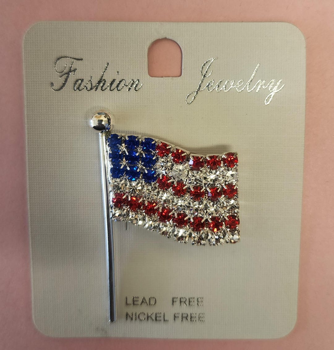 Brooch Pin - American Flag - Etsy