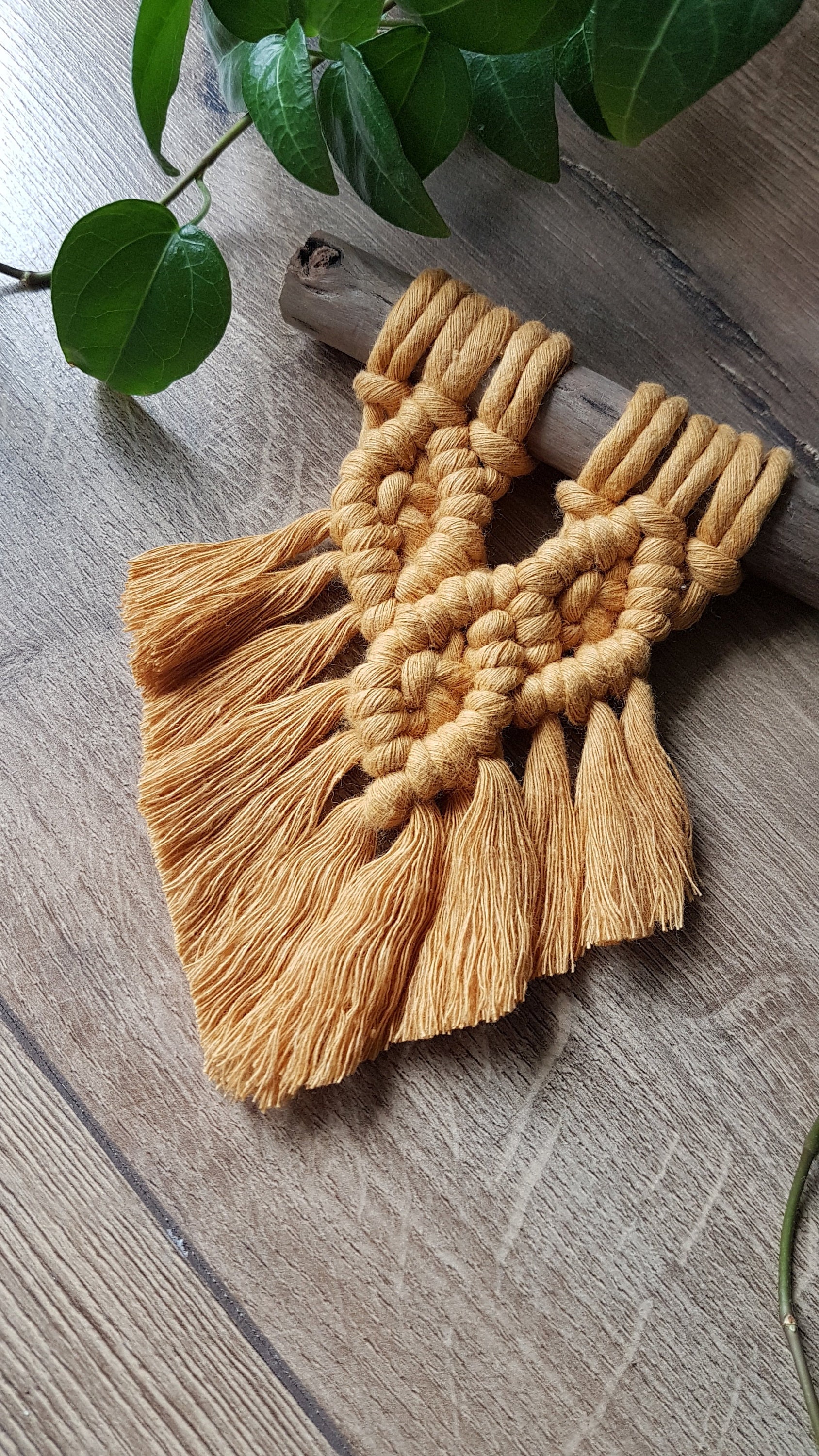 Small Minimalist Macrame Wall Decoration Rustic Room Decor - Etsy