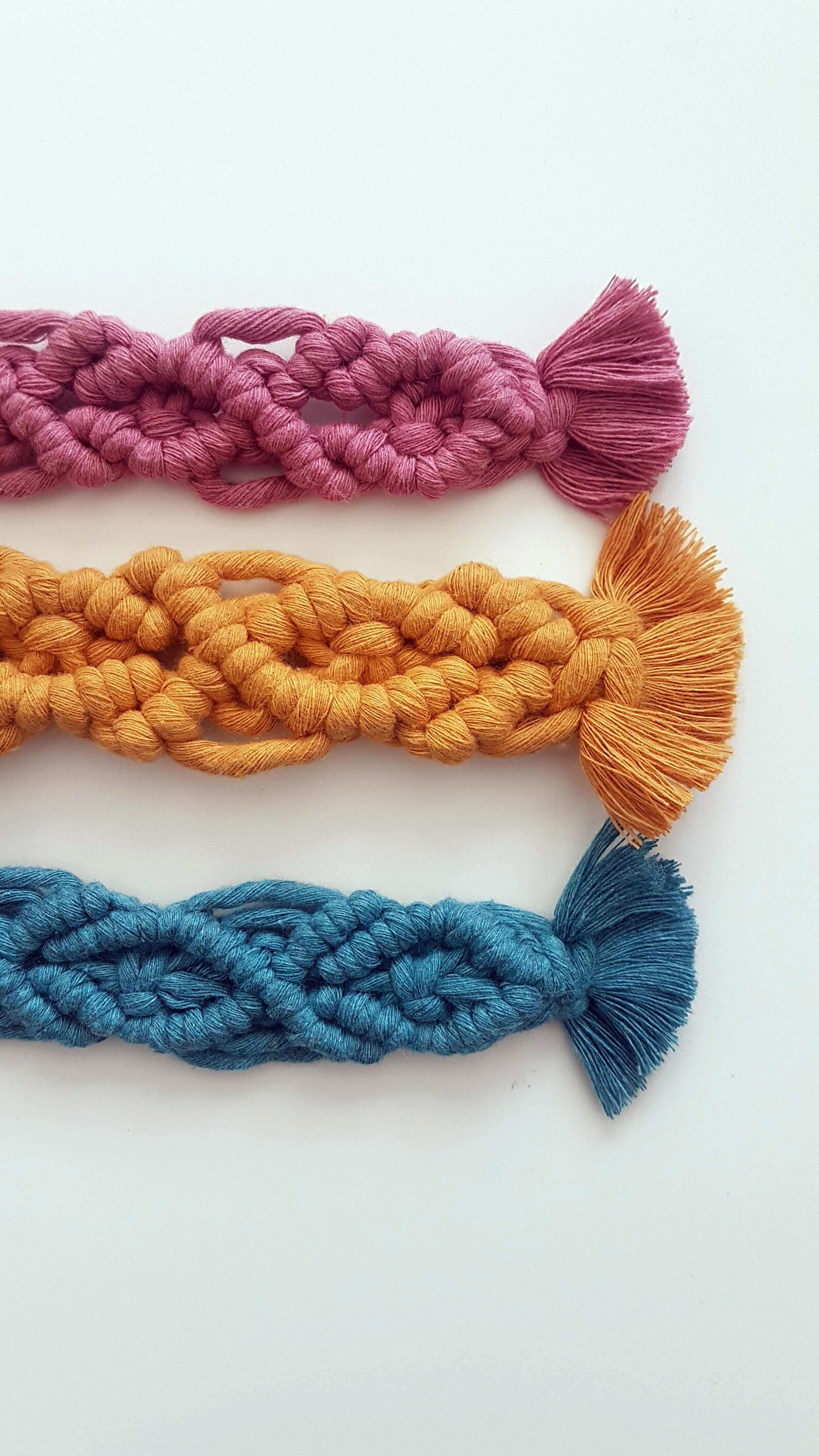 Macrame Hair Accessories Accessory for the Headband Macrame - Etsy