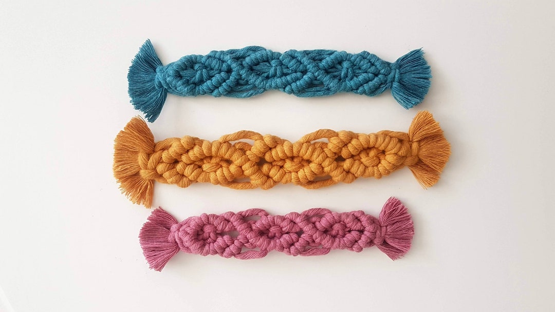 Macrame Hair Accessories Accessory for the Headband Macrame - Etsy