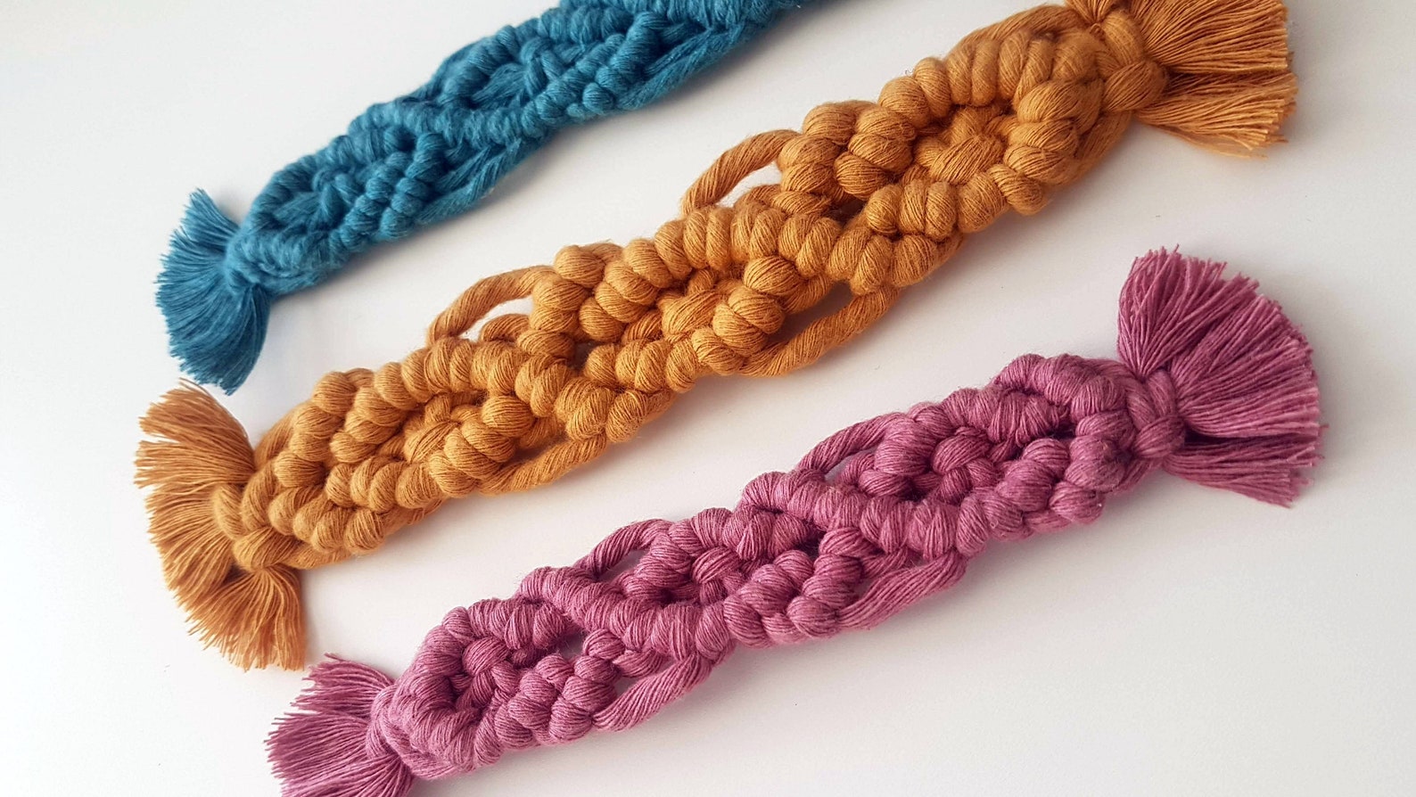 Macrame Hair Accessories Accessory for the Headband Macrame - Etsy