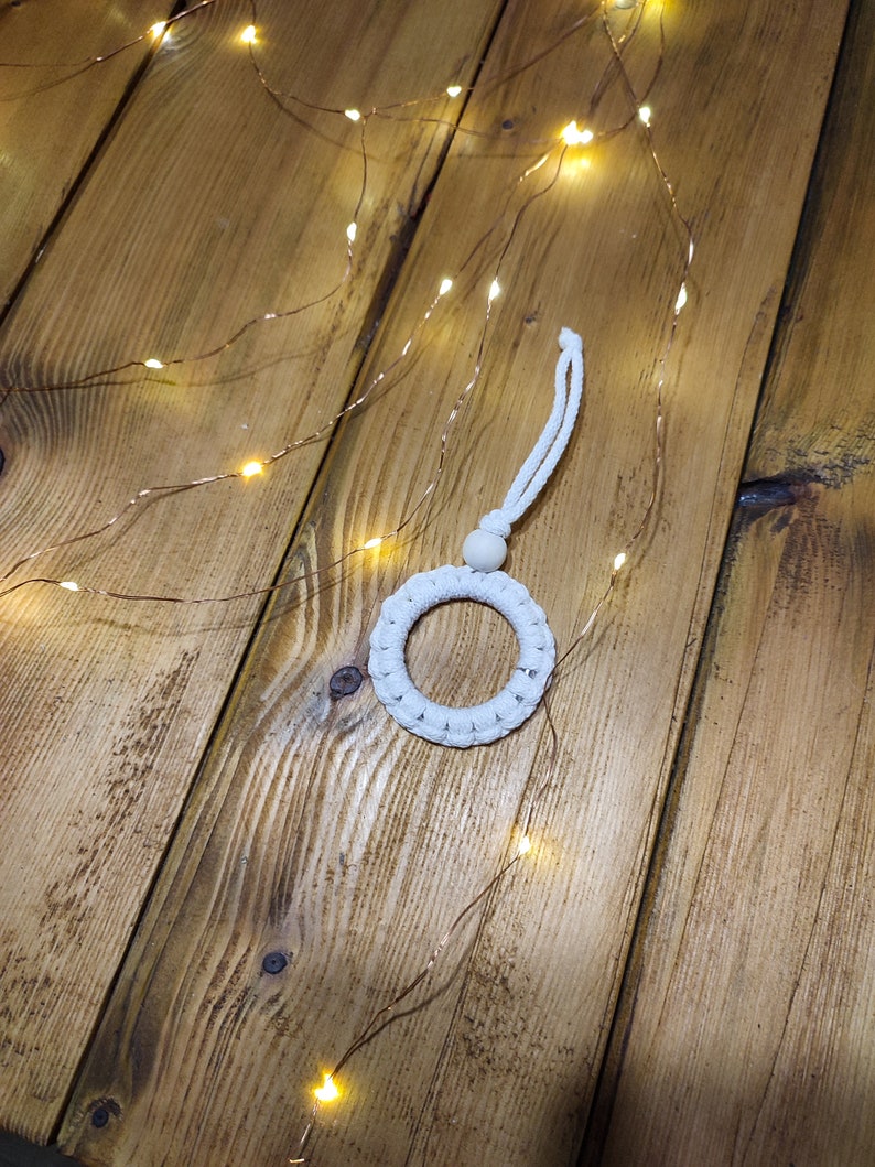 Handmade Macrame Ornament,christmas Gift,personalized Macrame Christmas ...
