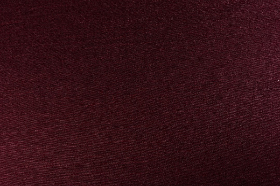 Premium Quality Wine Red Upholstery Fabric by the Yard for Home Decor ...