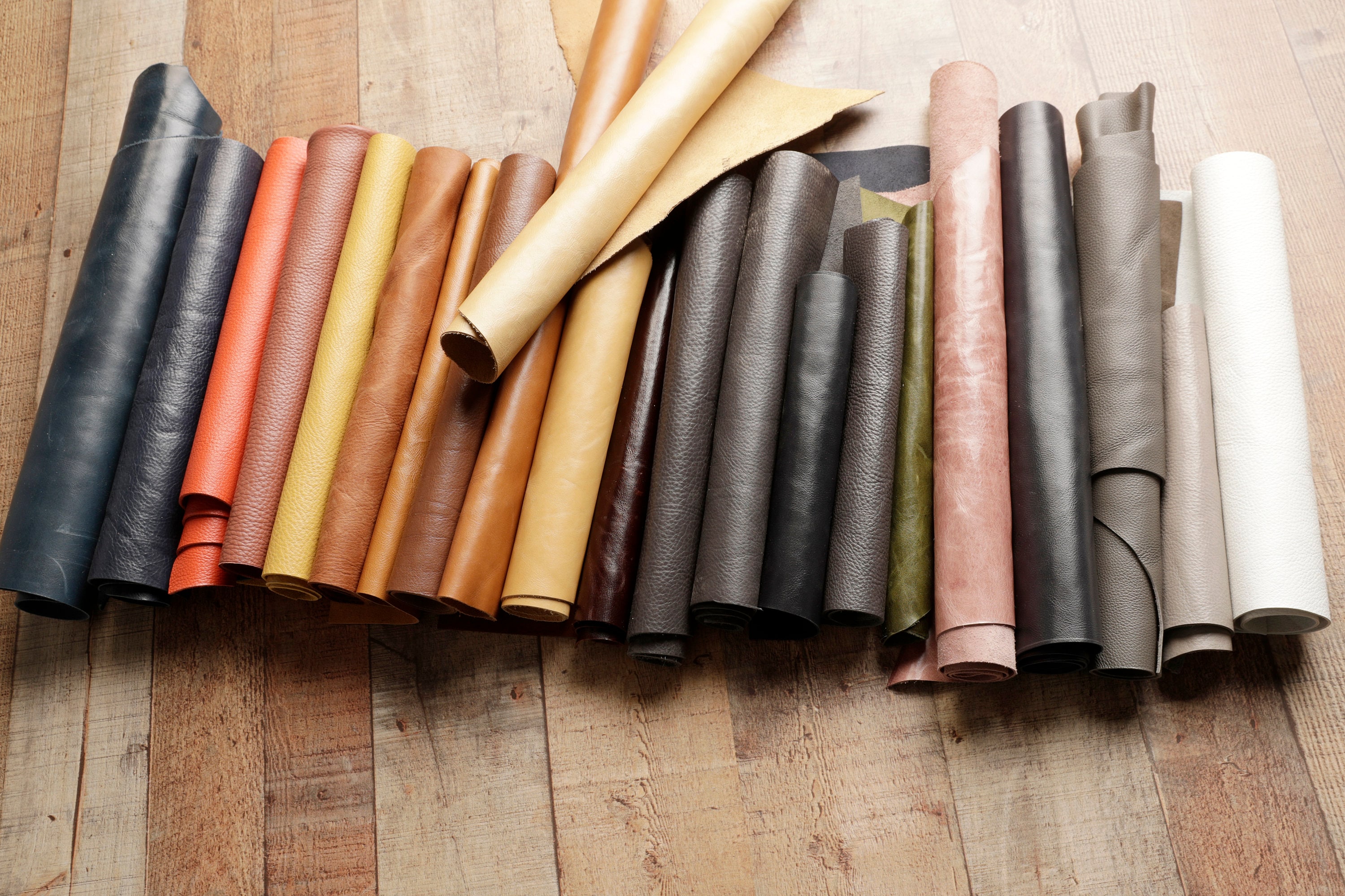 Premium Full Grain Italian Leather Large Pieces Large Square - Etsy