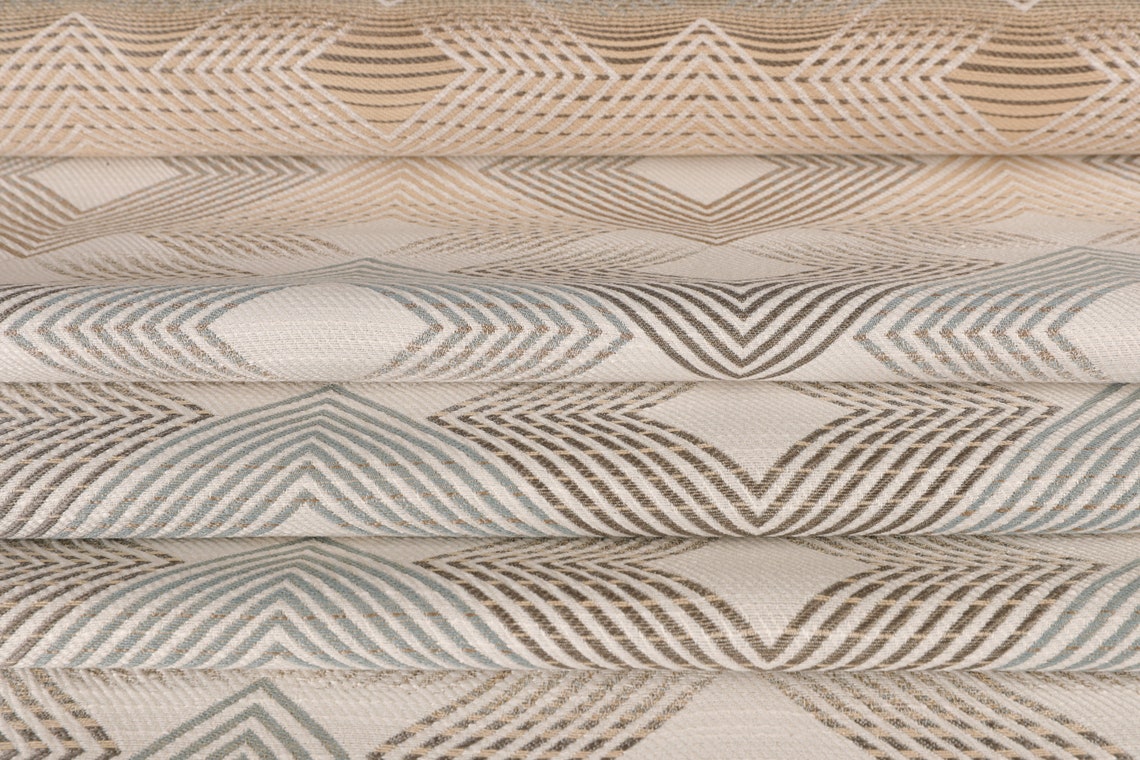 Overlapping Diamonds Premium Designer Upholstery Fabric by the - Etsy