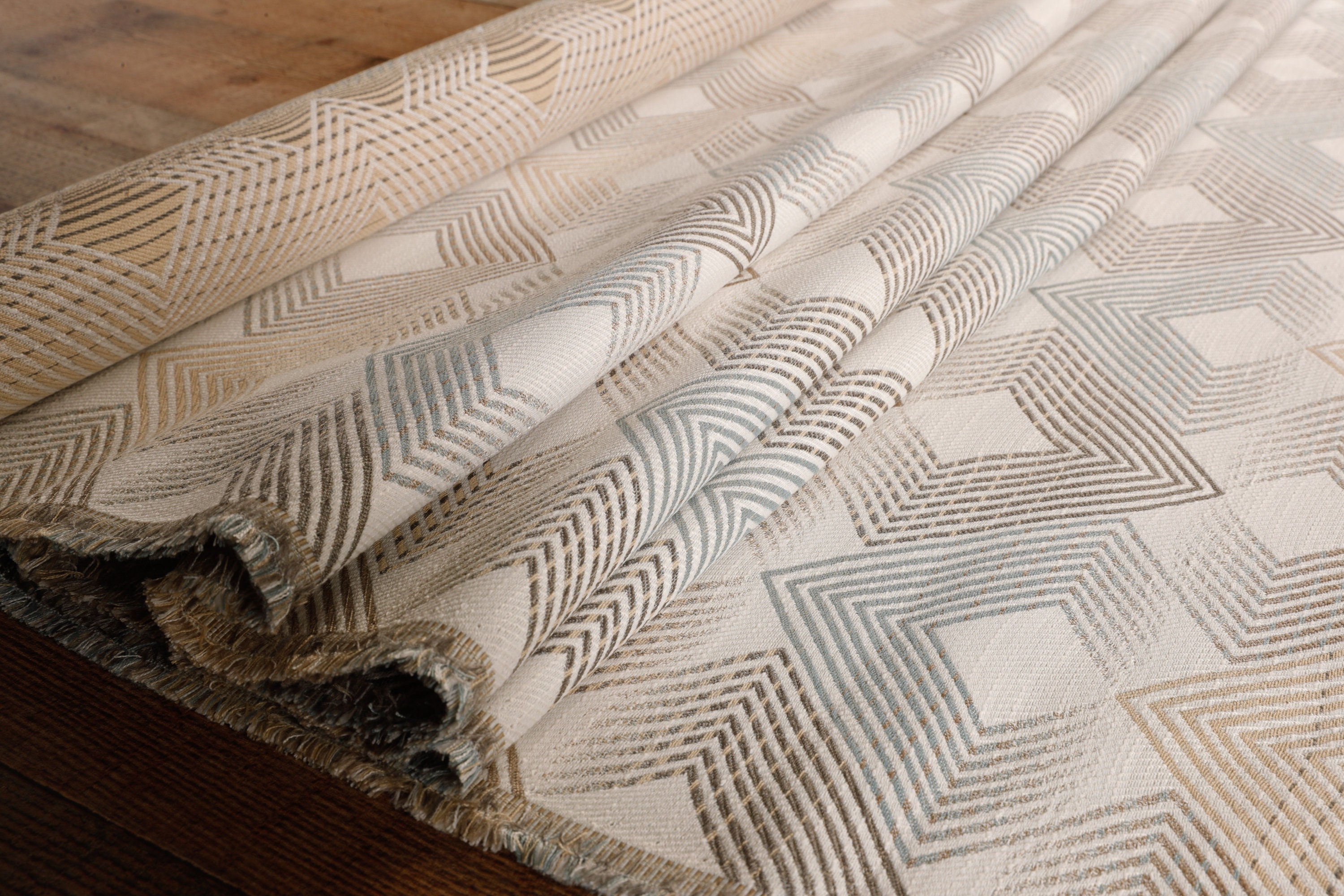 Overlapping Diamonds Premium Designer Upholstery Fabric by the - Etsy