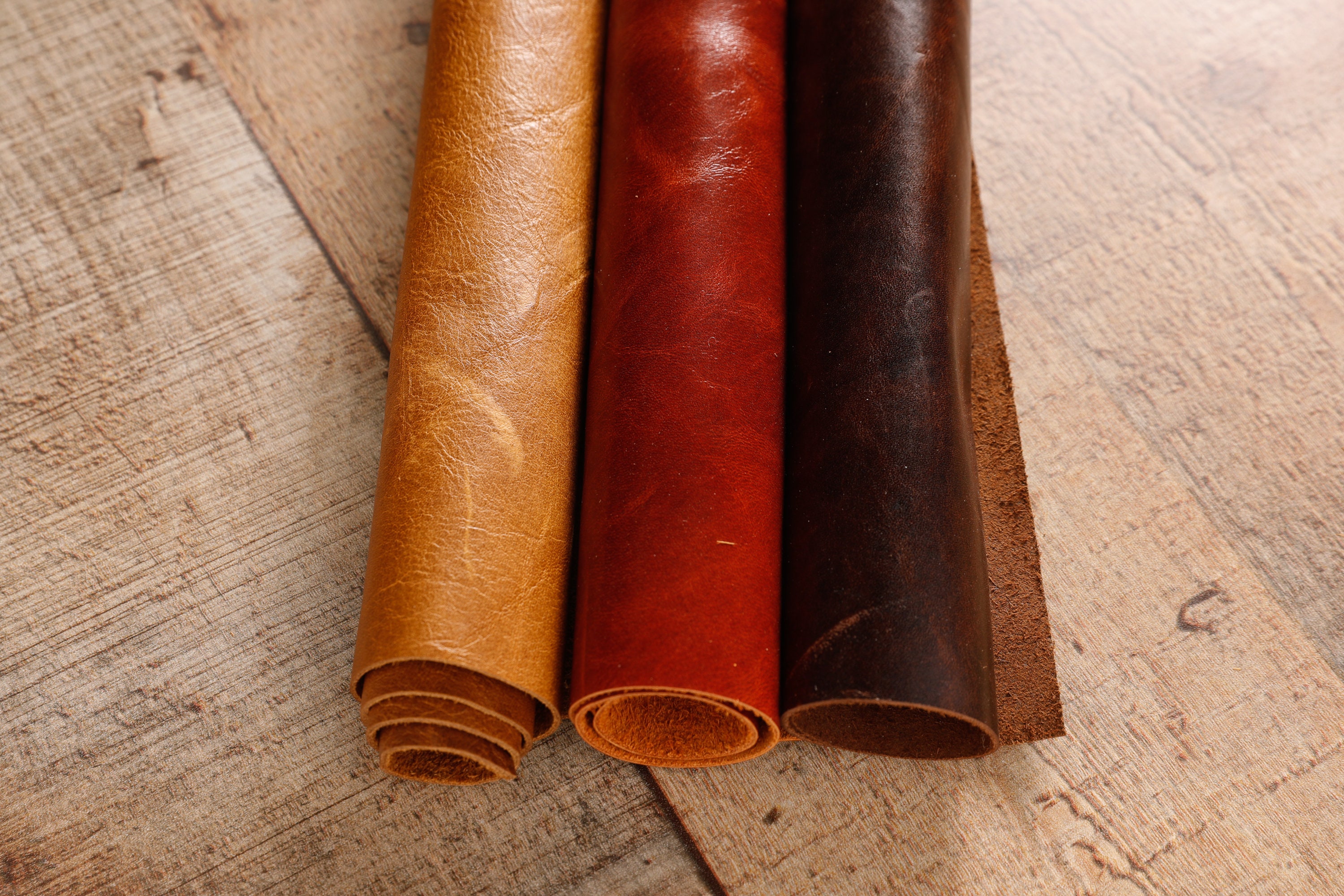 Premium Italian Full Grain DISTRESSED Aniline Plus Cowhide - Etsy