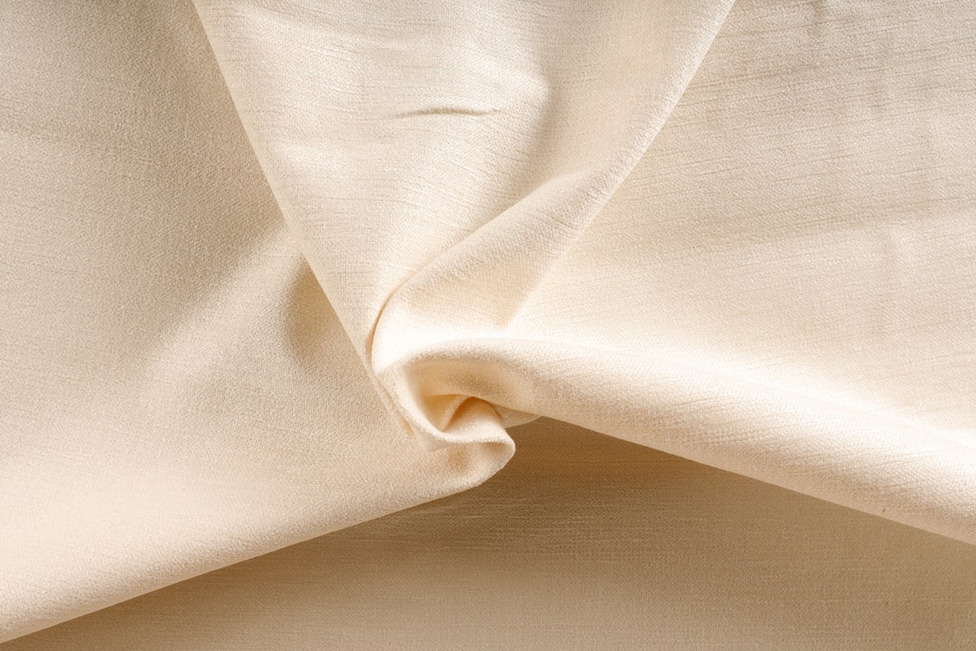 White Chenille, Quality Upholstery Fabric by the Yard-for Home Decor ...