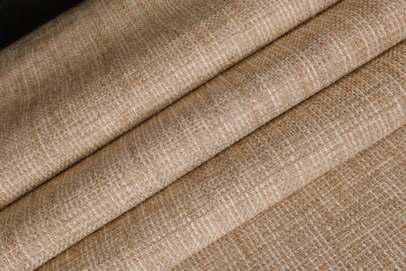 Tan Woven Upholstery Fabric by the Yard-for Home Decor - Etsy