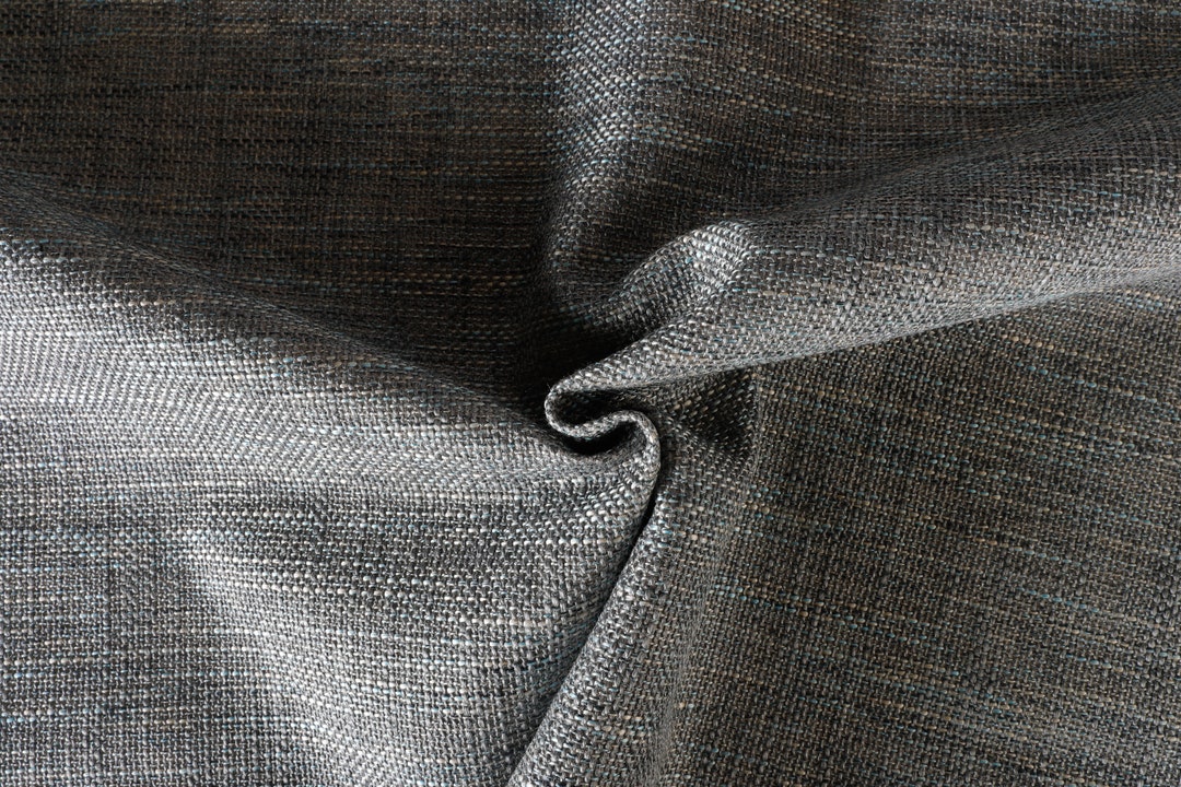 Grey Woven Chenille High Quality Upholstery Fabric by the Yard - for ...