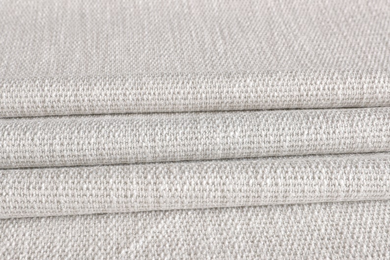 Grey Plain-woven Chenille Upholstery Fabric by the Yard - for Home ...