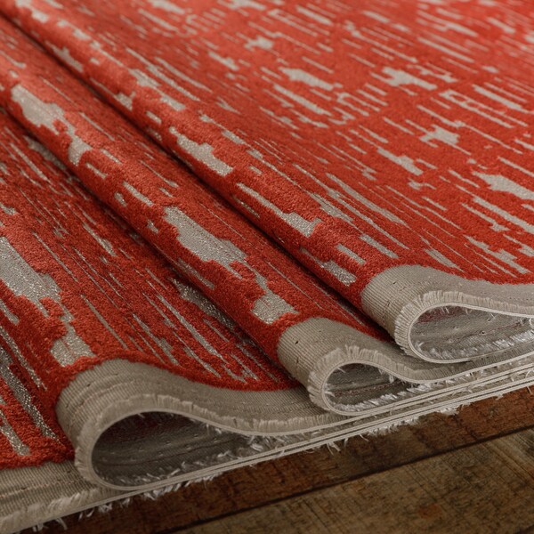 Red Gray Fabric - Etsy