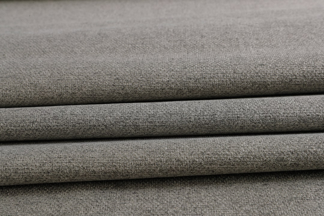 High Quality Level Grey Woven Upholstery Fabric by the Yard - for Home ...