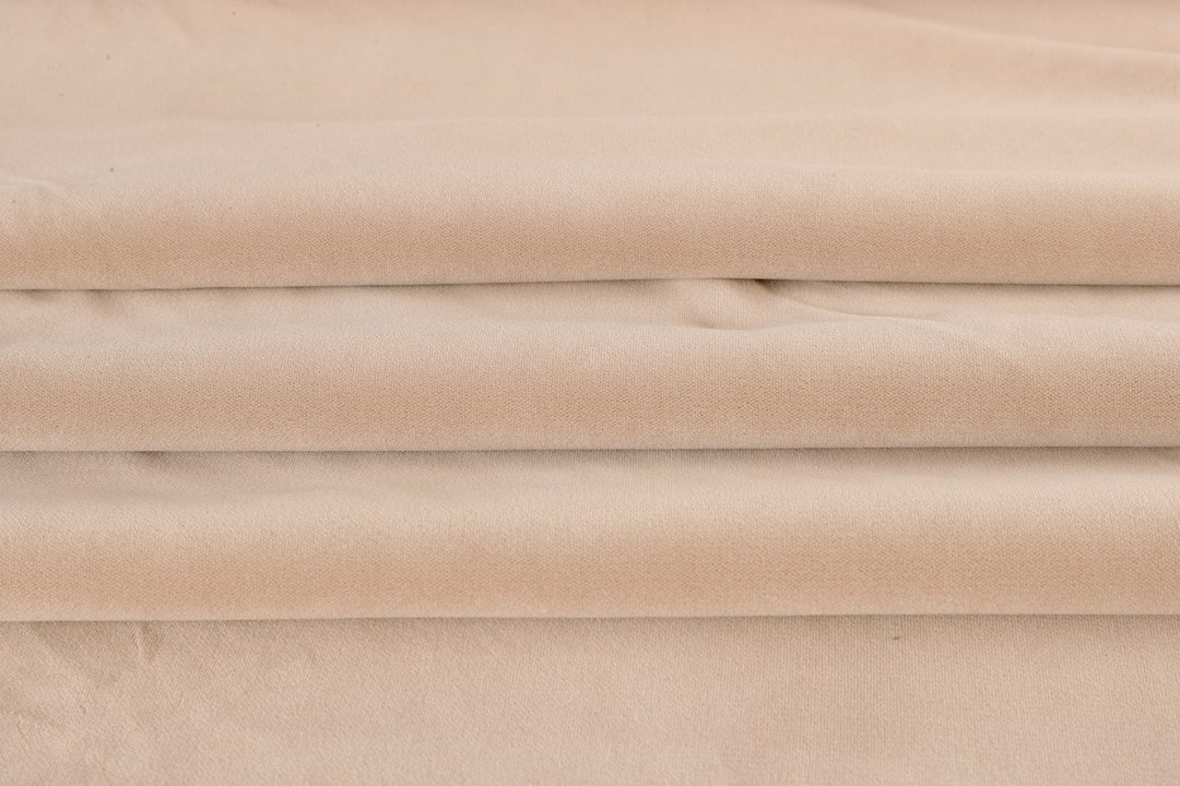 Cream Chenille Upholstery Fabric by the Yard-for Home Decor, Upholstery ...