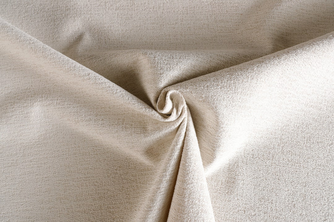 High Quality White Chenille Upholstery Fabric by the Yard - for Home ...