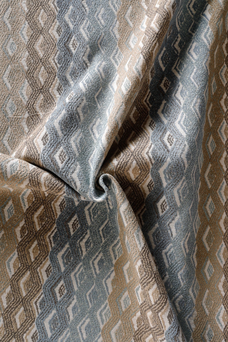 Wave Pattern High End Designer Upholstery Fabric by the - Etsy