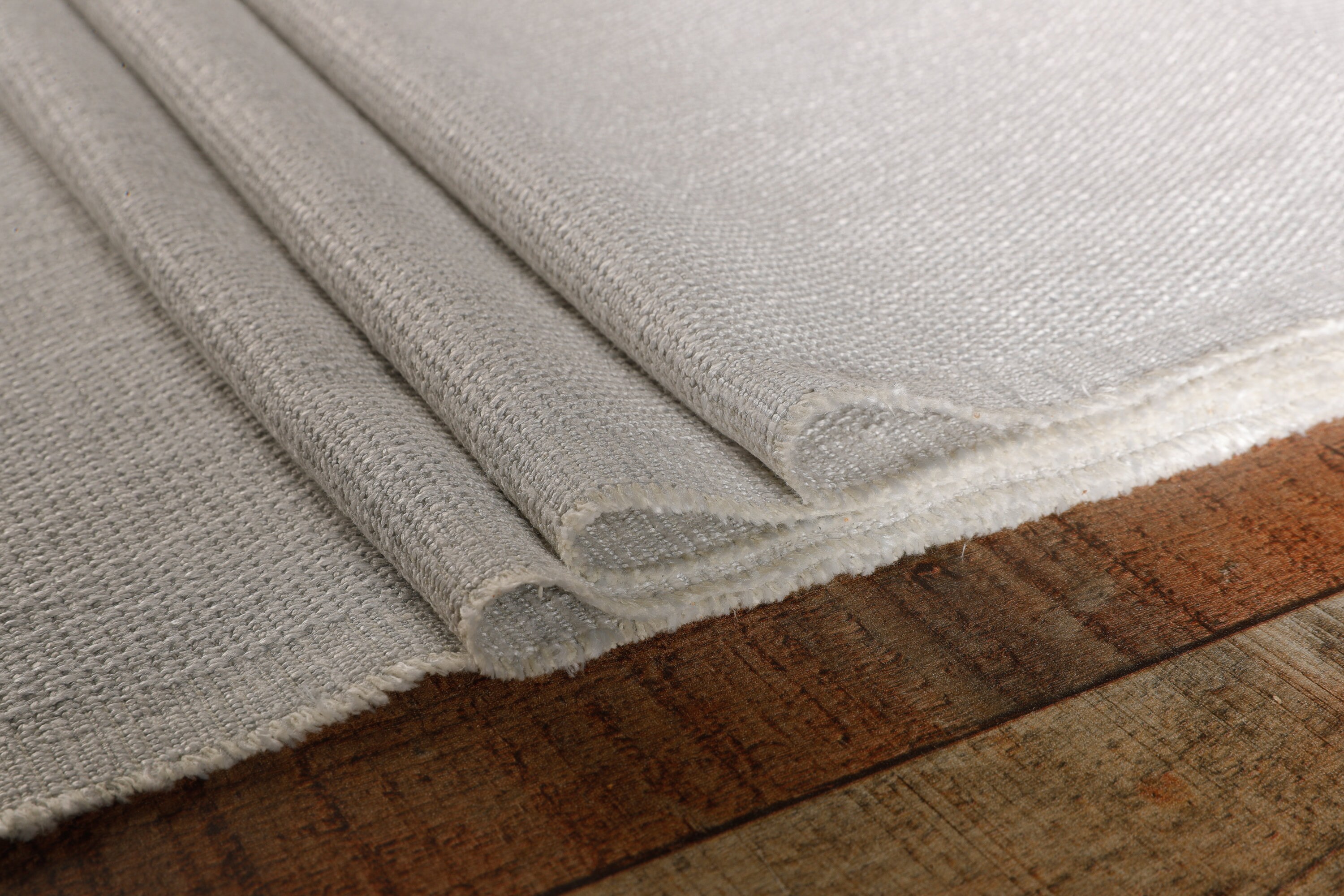 Grey Plain-woven Chenille Upholstery Fabric by the Yard - for Home ...
