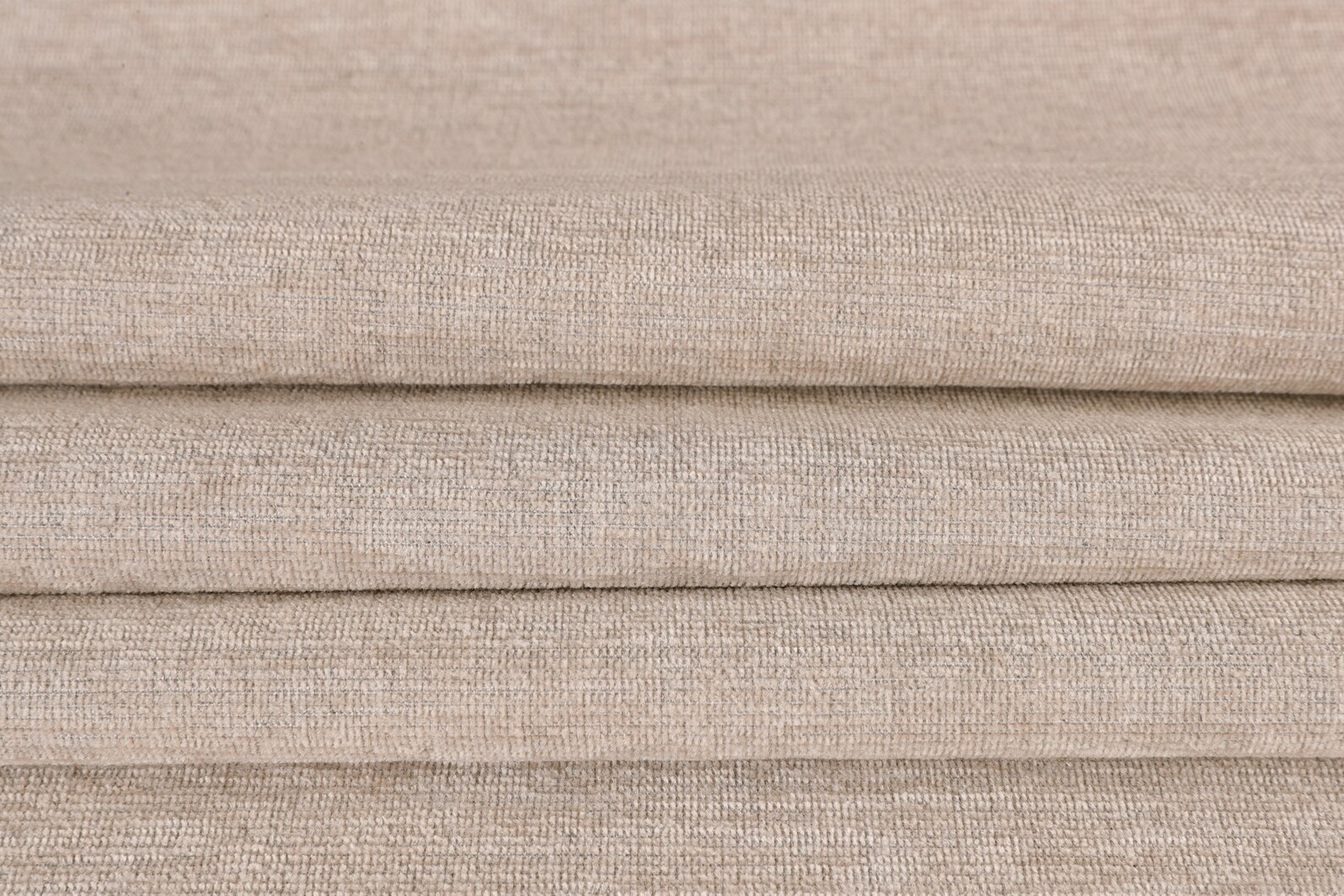 Beige Plush Chenille Upholstery Fabric by the Yard-for Home Decor ...