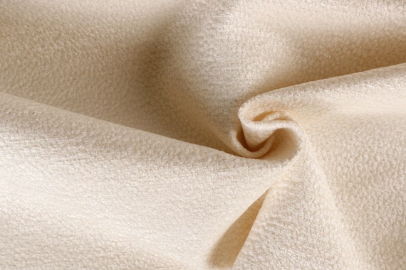 Soft White Chenille Upholstery Fabric by the Yard-for Home - Etsy