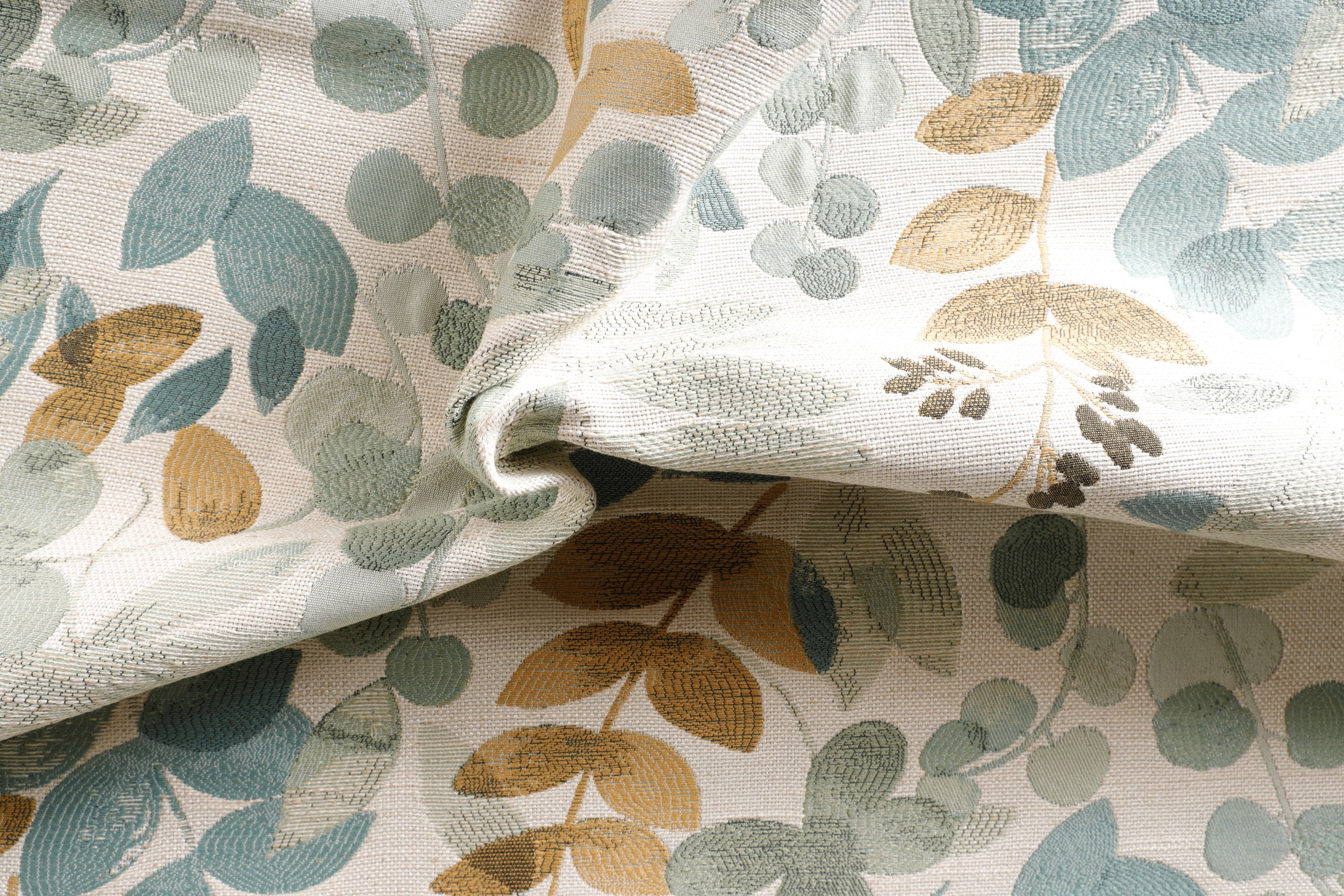 Embroidered Floral Pattern, Designer Upholstery Fabric by the Yard-for ...
