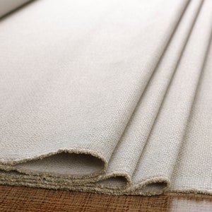 Grey Woven Teflon Finished Upholstery Fabric by the Yard - for Home ...