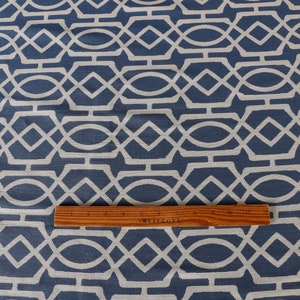 Woven High End Premium Grade Blue Pattern Upholstery Fabric by the Yard ...