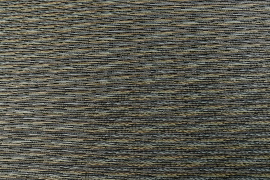 Green and Blue Striated Pattern Upholstery Fabric by the Yard - for ...