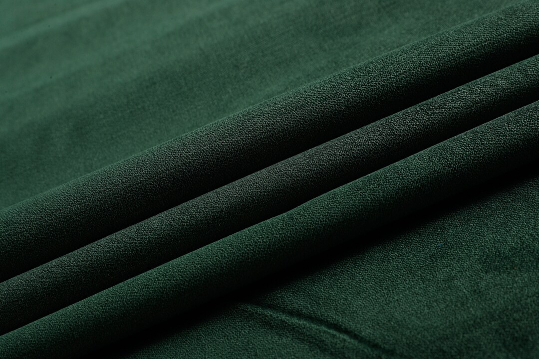 Moss Green Velvet Upholstery Fabric by the Yard-for Home Decor ...