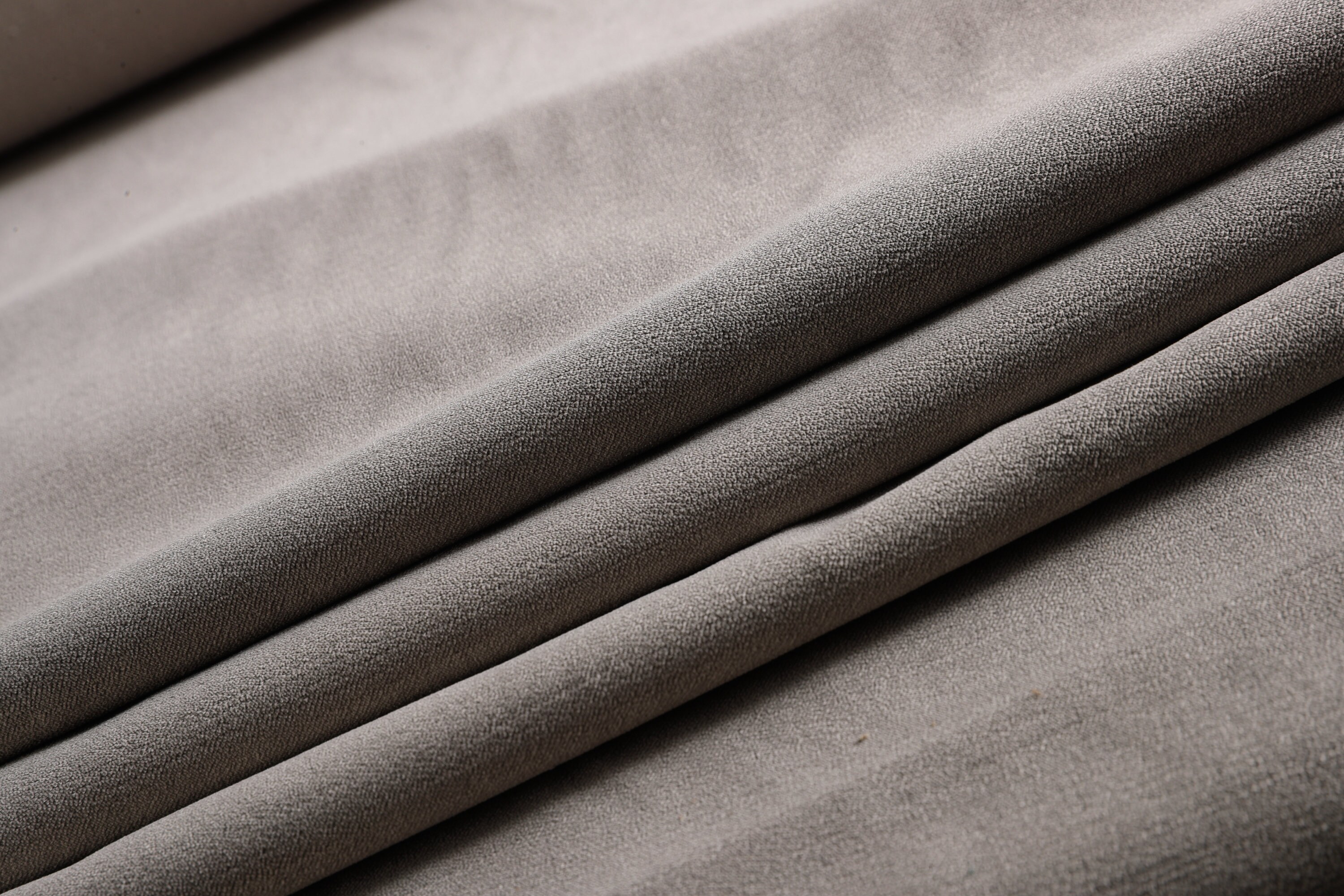 Light Grey Velveteen Upholstery Fabric by the Yard-for Home Decor ...