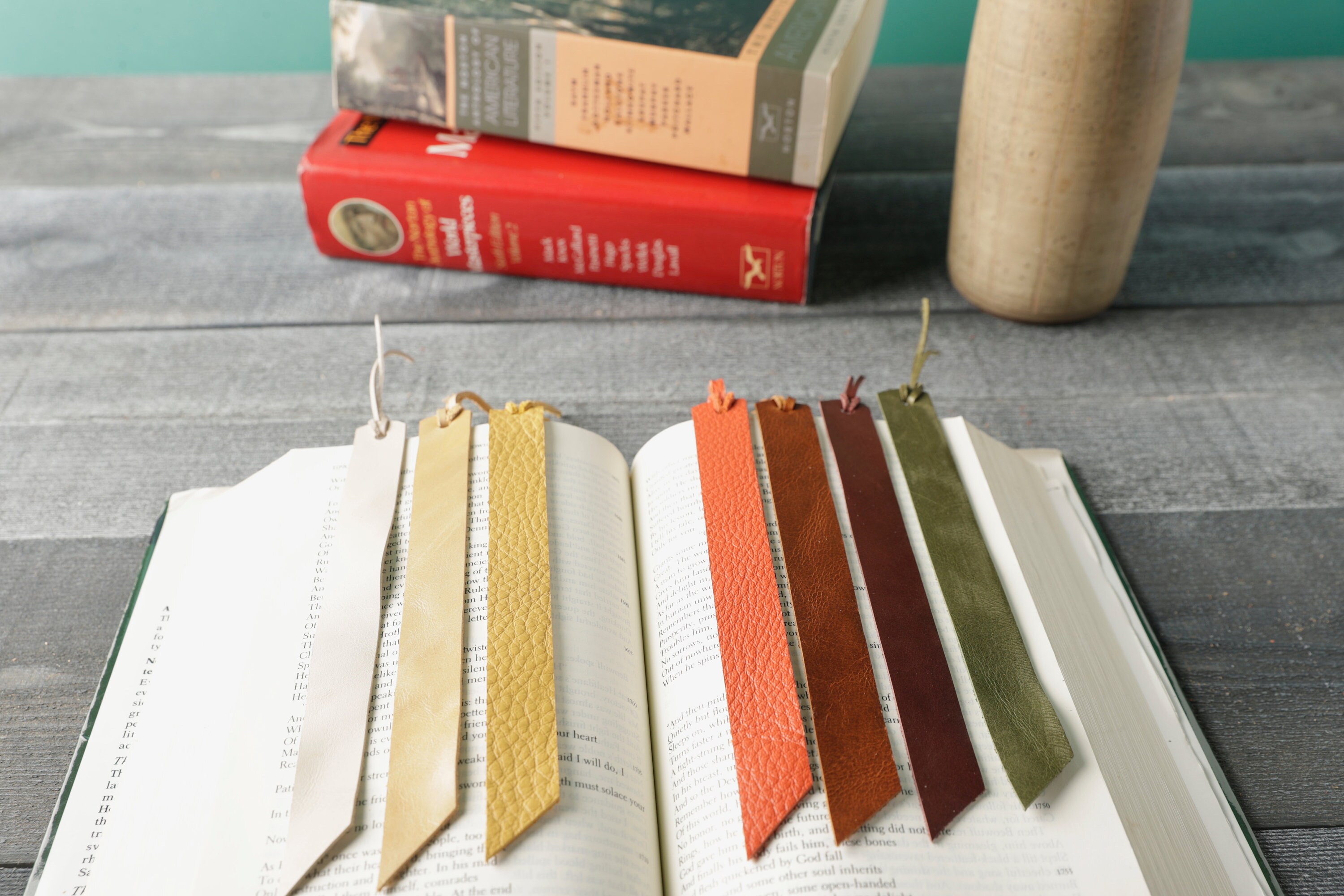 Beloved Premium Full Grain Italian Leather Bookmark - Etsy