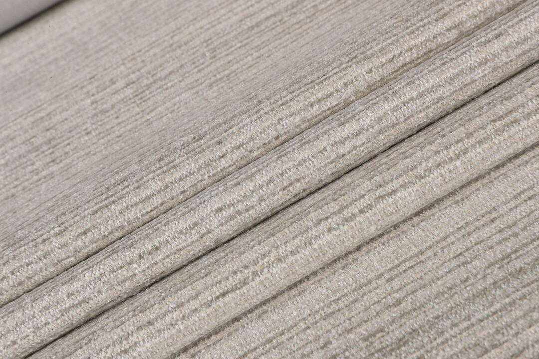 Grey Striped Upholstery Fabric by the Yard-for Home Decor, Upholstery ...