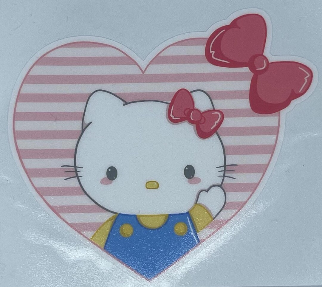 Hello Kitty Car Sticker - Etsy