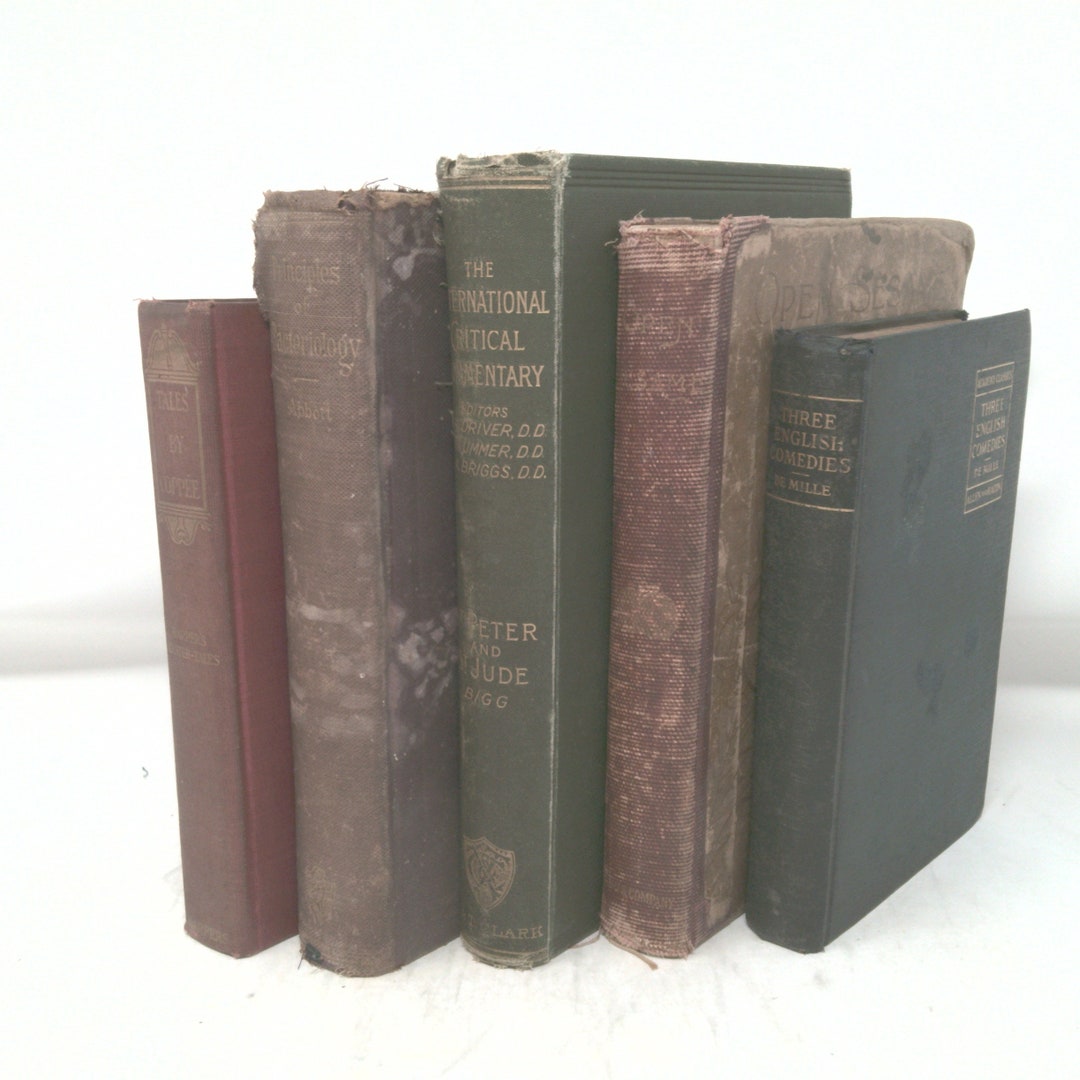 Vintage Book Set With Featured Title | Critical and Exegetical ...