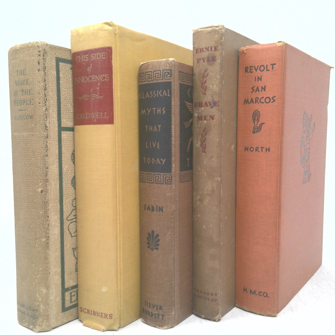 Vintage Book Set With Featured Title|*classical Myths That Live Today ...