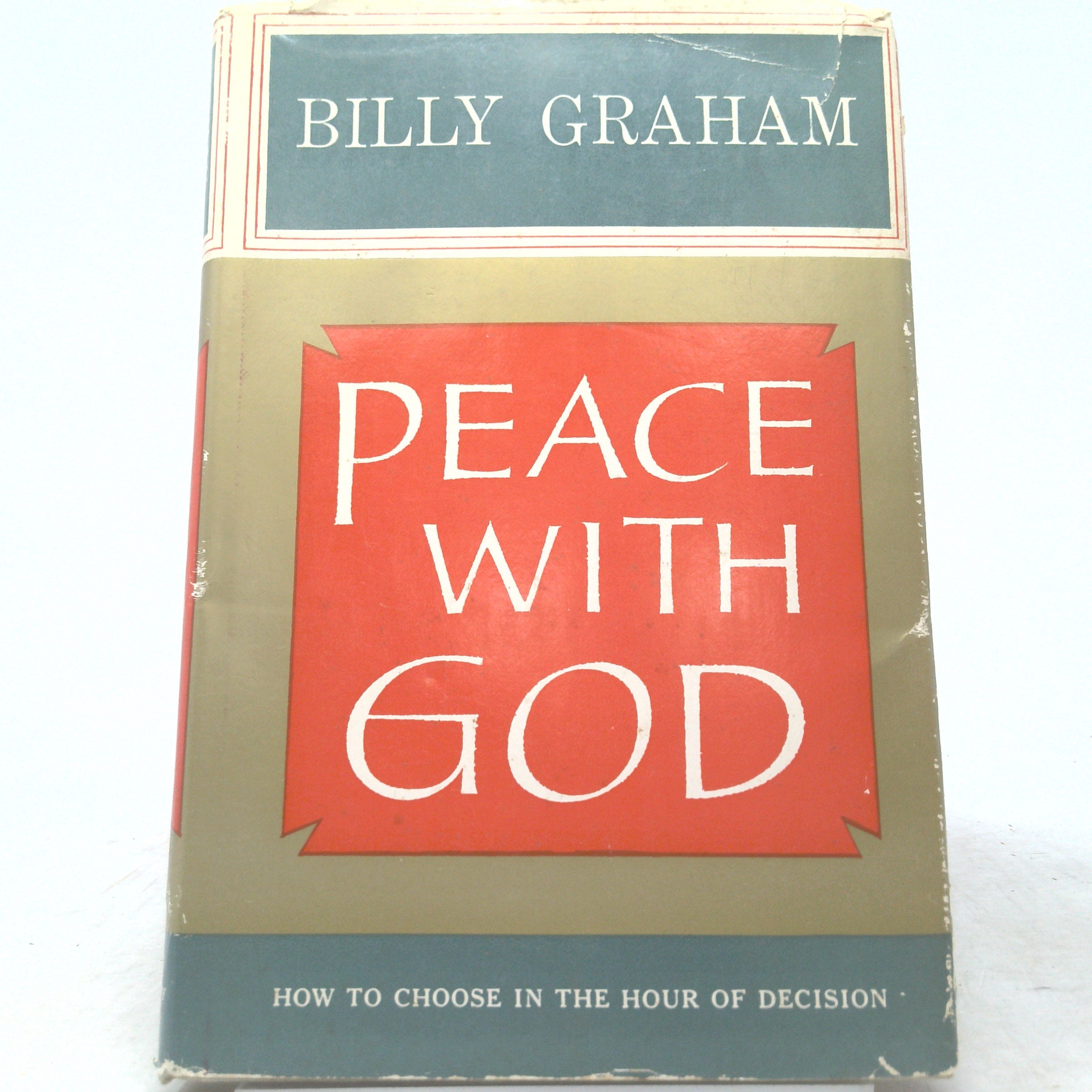 Vintage Book Set With Featured Title |peace With God/ Billy Graham ...