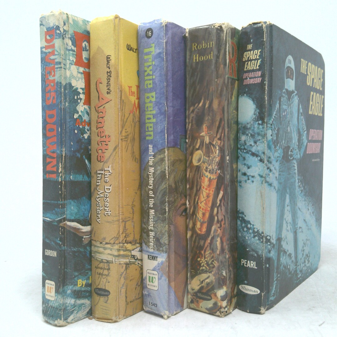 Vintage Book Set With Featured Title |trixie Belden And...heiress/ K ...