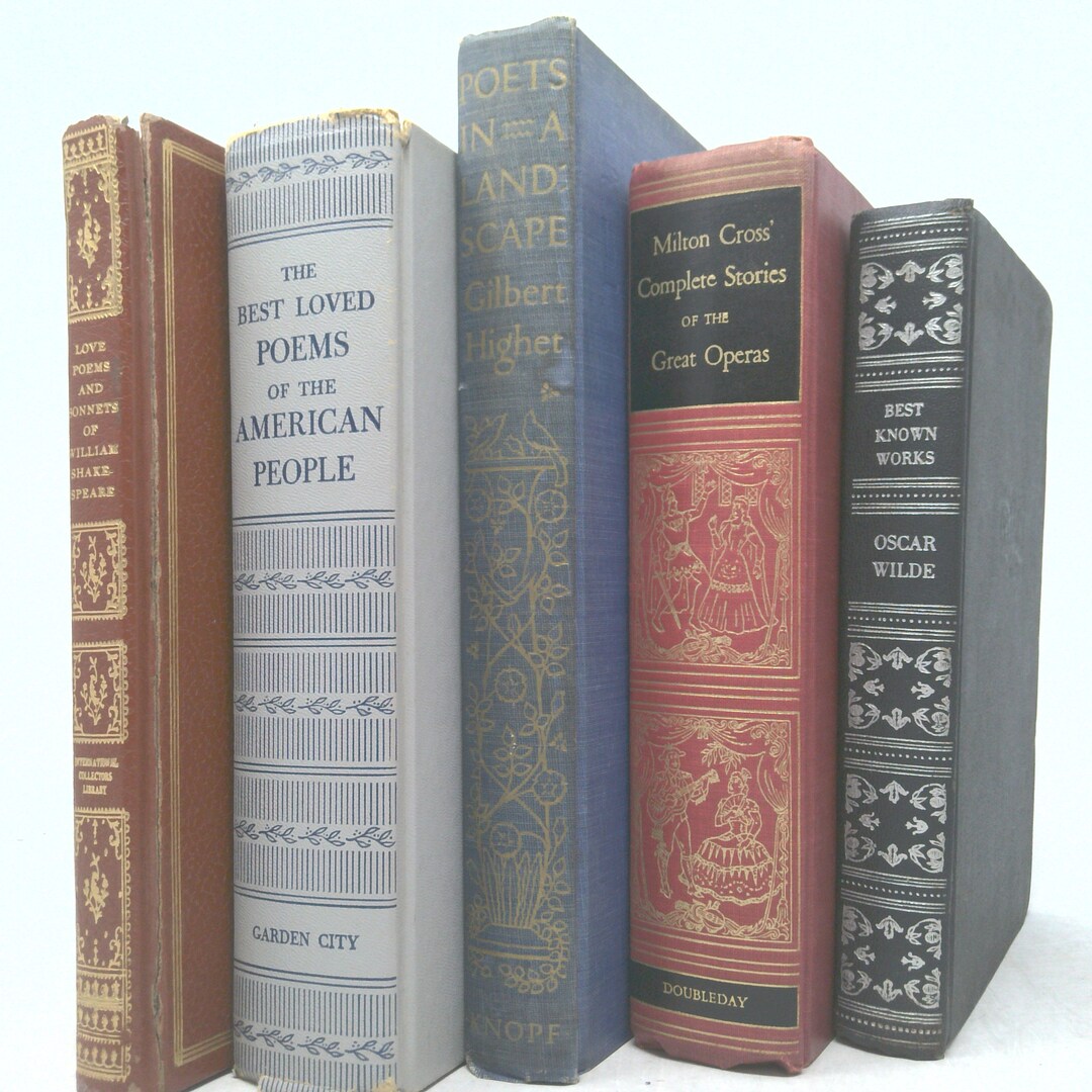 Vintage Book Set With Featured Title |poets in a Landscape/ Gilbert ...